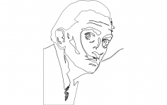 Salvador Dali dxf File - CNC FILE
