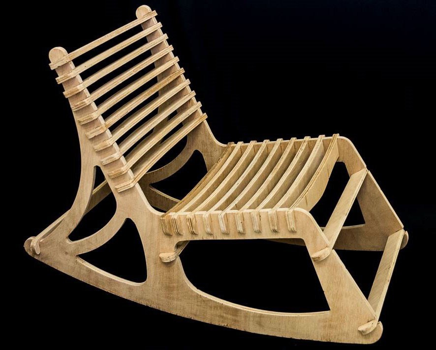 Chair Laser Cut PDF File - CNC FILE