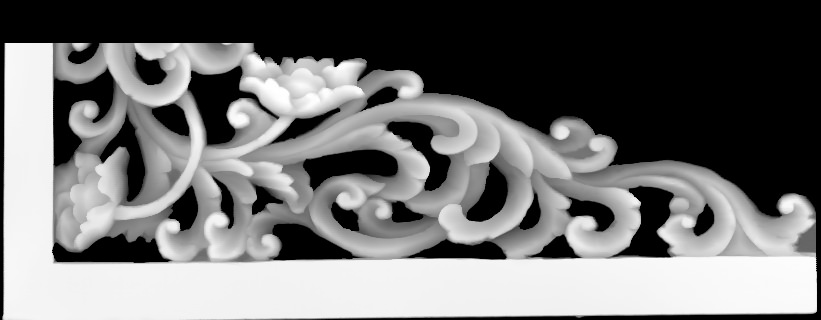 3D Grayscale Image 65 BMP File - CNC FILE