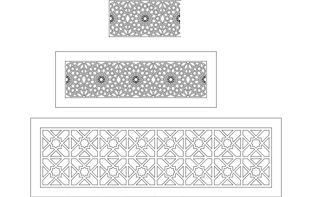 Radyokaj Desen dxf File - CNC FILE