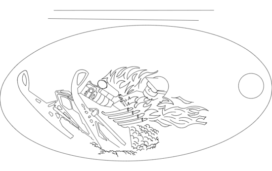 Lamborghini Logo dxf File - Cnc File