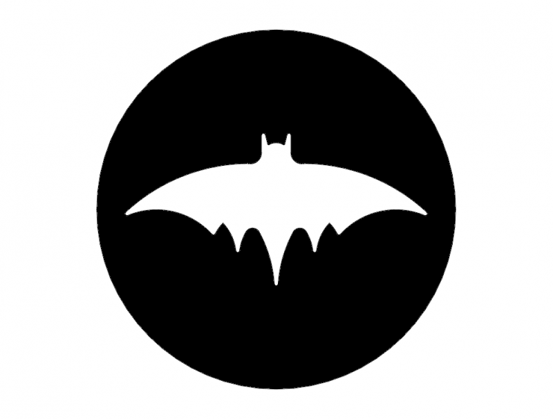 Bat dxf File - CNC FILE