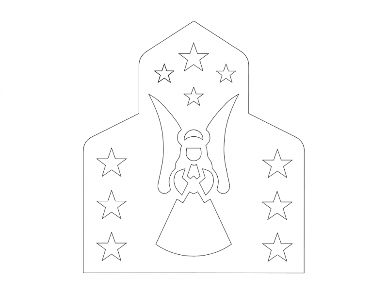 Engel (Angel) dxf File - CNC FILE