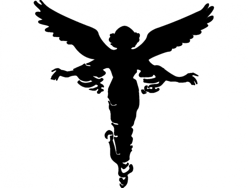Angel 5 dxf File - CNC FILE