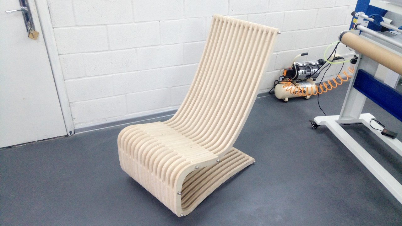 Kreslo Fanera 18mm Free Vector - CNC FILE