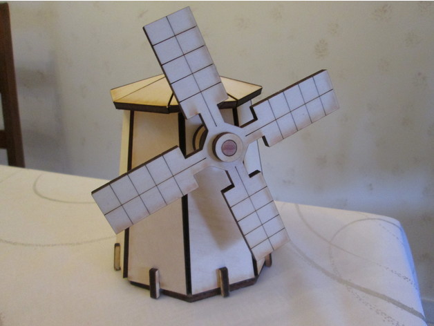 Windmill dxf File - CNC FILE